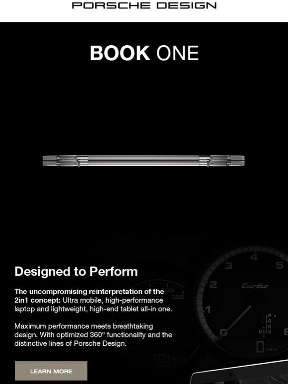 Porsche Design: Porsche Design BOOK ONE - Designed to perform | Milled