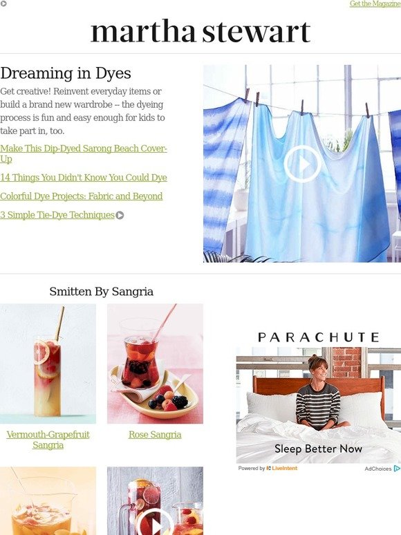 Martha Stewart: These Projects and Patterns Are to DYE For! | Milled