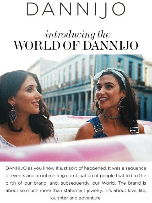 Dannijo: Introducing the WORLD OF DANNIJO | Milled
