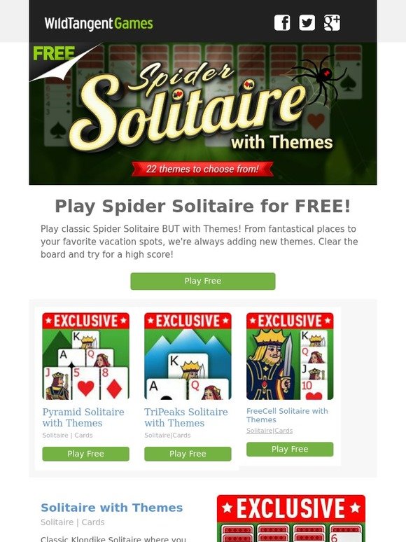 WildTangent Games: Play our Favorite Solitaire Games! | Milled