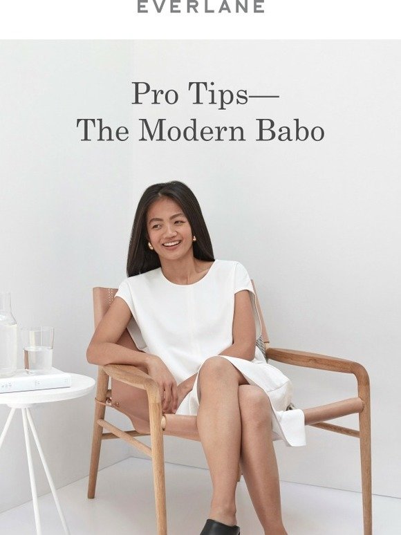 Everlane: How To Style Our Modern Babo | Milled