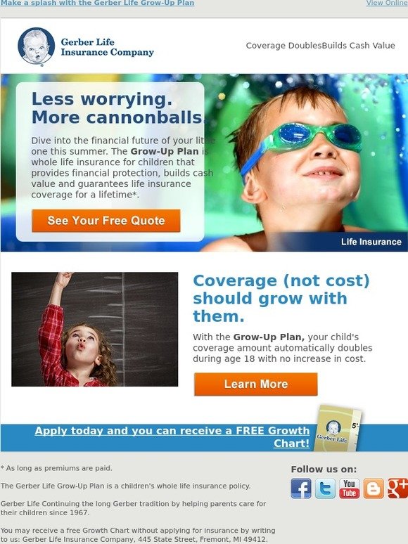 Gerber Life: Dive into the Grow-Up® Plan! | Milled