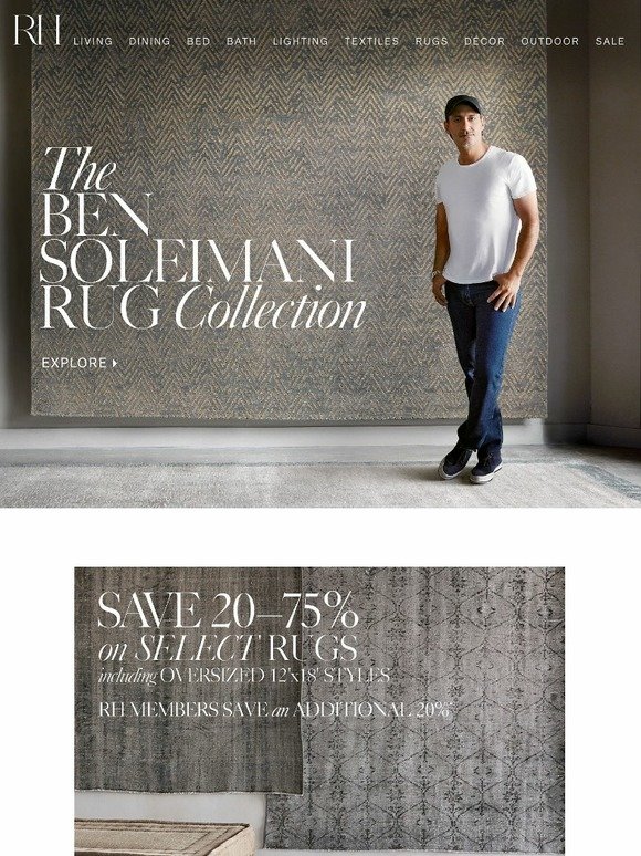 Restoration Hardware: The Ben Soleimani Rug Collection | Milled