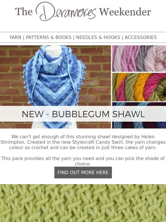 Deramores: Free Patterns, Stylecraft & Sirdar Sale + Stitch of the Week ...