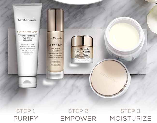 bareMinerals: 3 steps to a great summer + Get a free gift | Milled