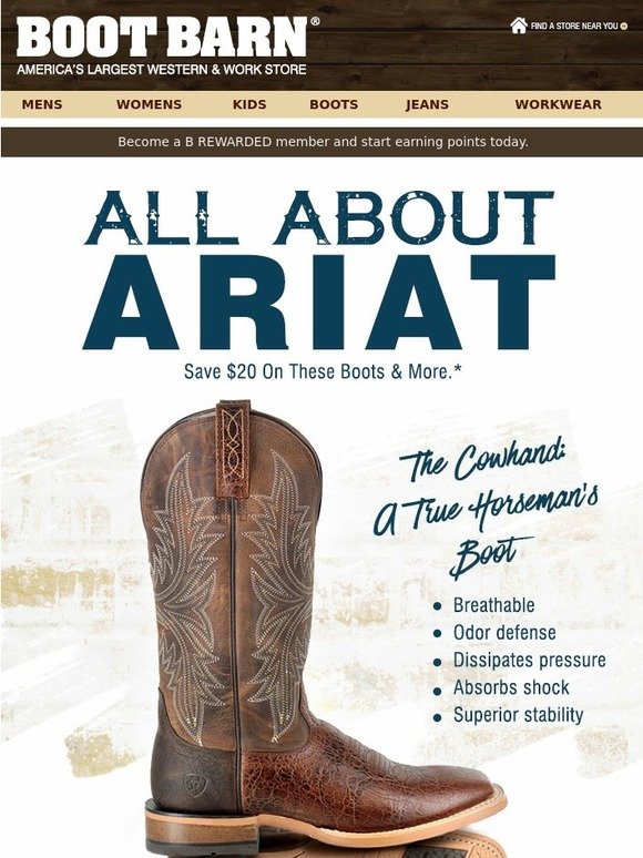 BootBarn.com: For You, Cowboy – New Summer Styles Are Here | Milled