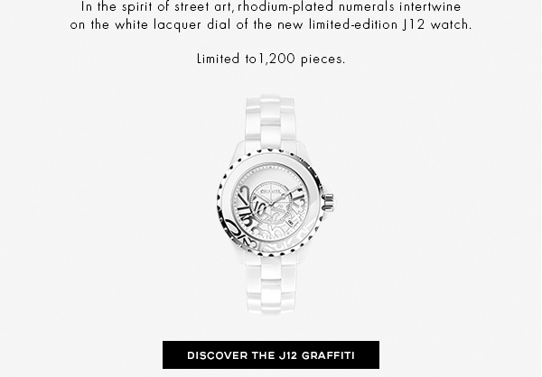 Chanel: Street art inspires a new J12 collector's timepiece | Milled