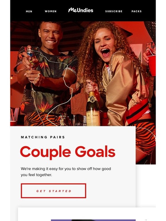 MeUndies: Share Couples Goals, Match Your Undies | Milled