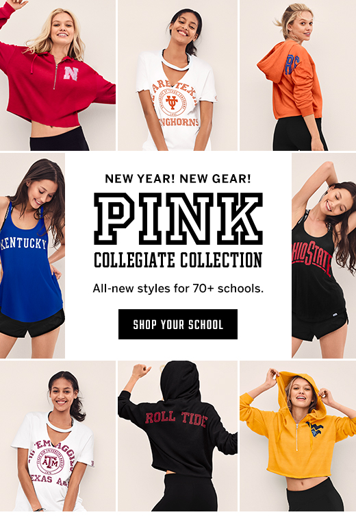 Victoria's Secret: The *new* PINK Collegiate Collection is here! | Milled