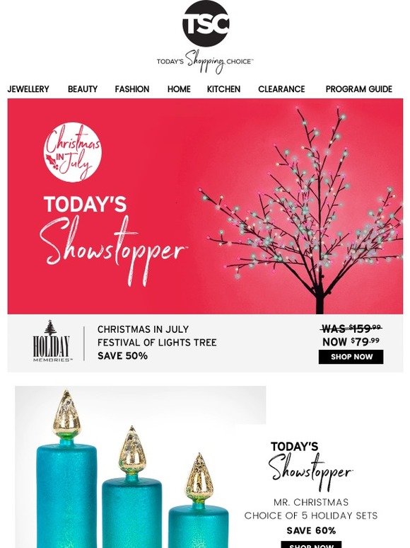 The Shopping Channel: Today's Showstopper™ - Holiday Memories | Milled