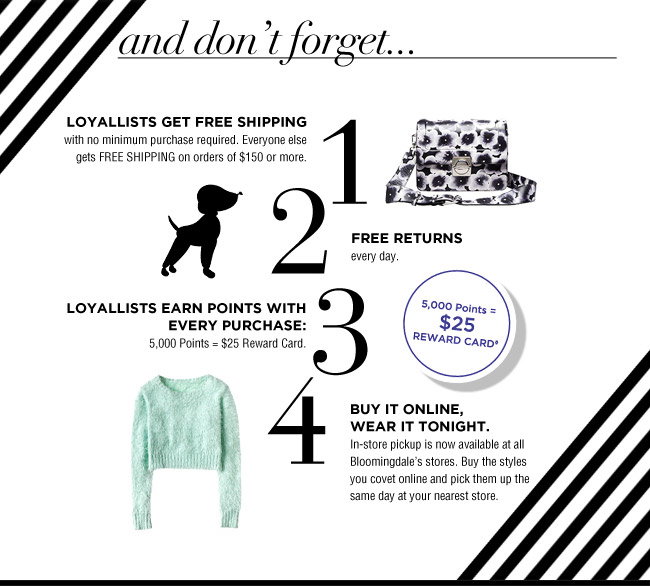 Bloomingdale's: Pssst...You Left Items In Your Cart | Milled