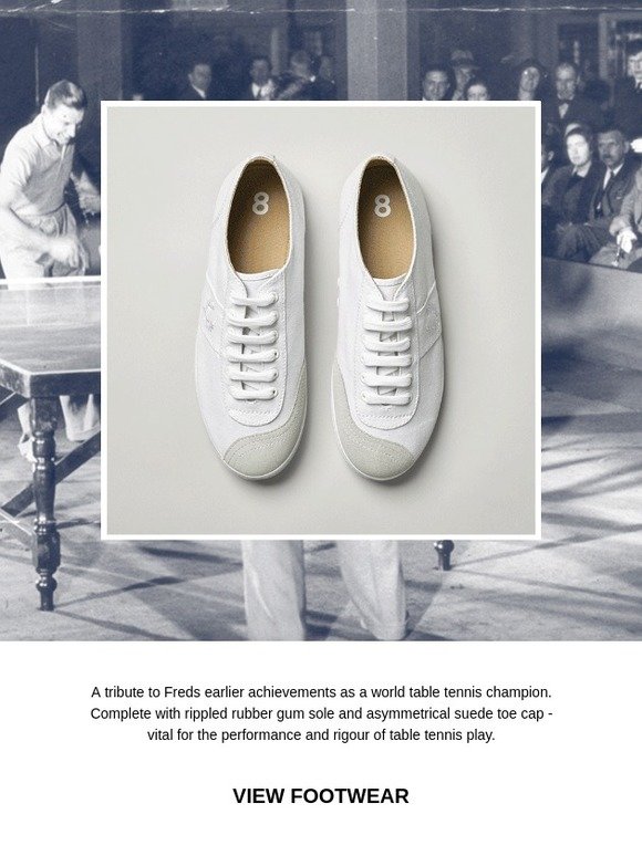Fred Perry: Table Tennis Shoes in Bold Colours | Milled
