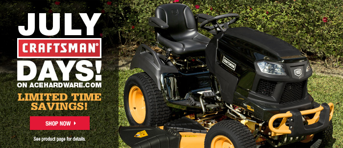 Ace Hardware: July Craftsman Days End Today! | Milled