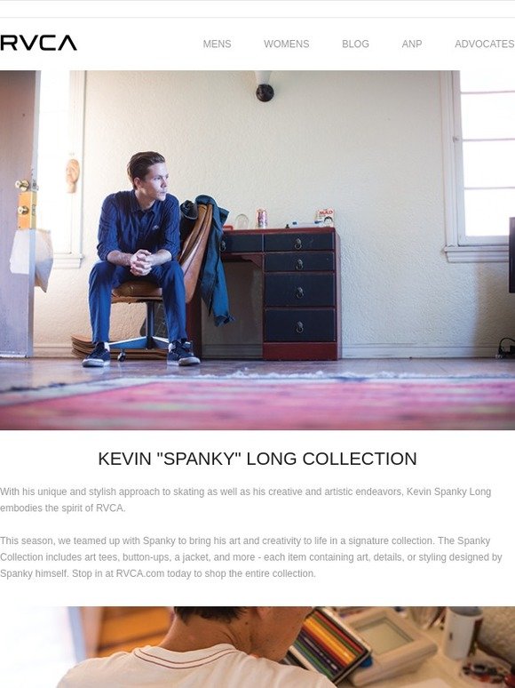 RVCA: New Kevin "Spanky" Long signature collection! | Milled