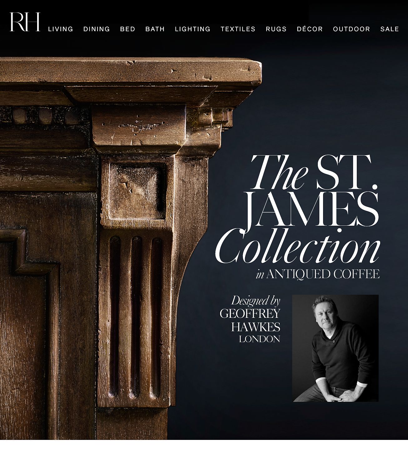 Restoration Hardware: The St. James Collection. Hand-Carved ...