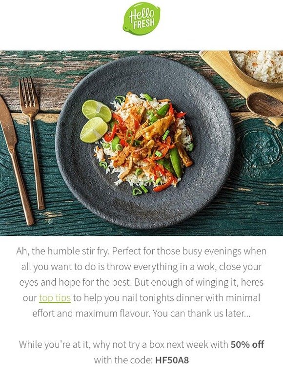 HelloFresh: How to Take Your Stir Fry Game to the Next Level | Milled