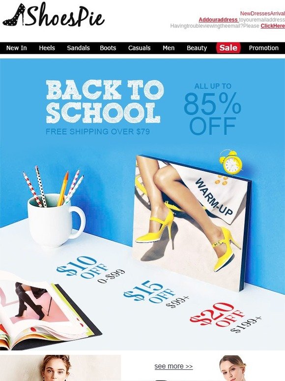 Shoespie: Wonder What On Sale This Back-To-School Day ? | Milled