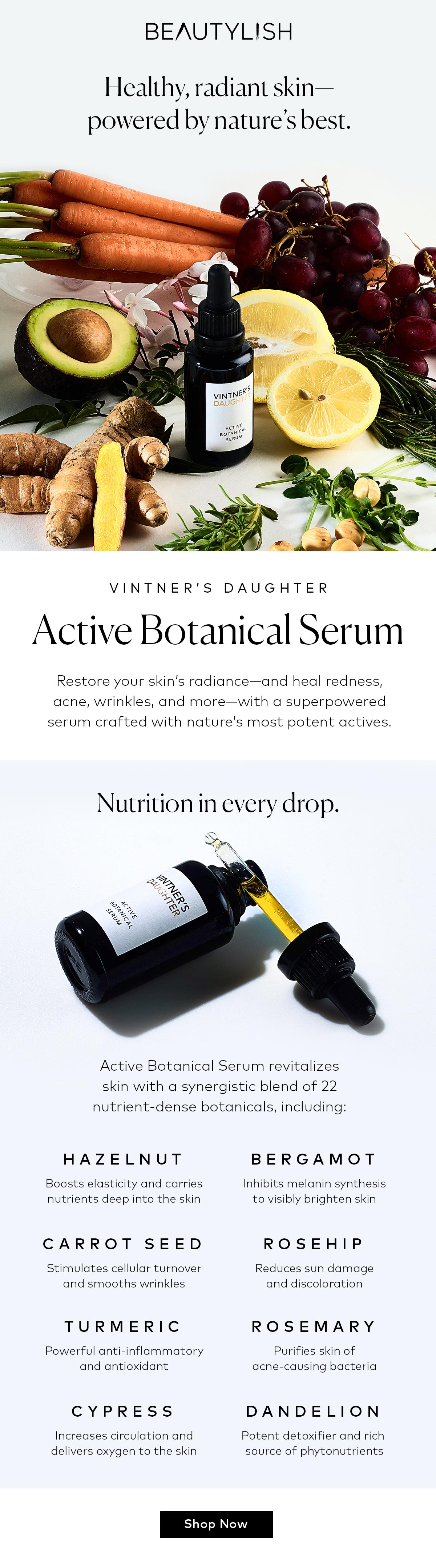 Beautylish: This botanical serum is a skin care cure-all | Milled