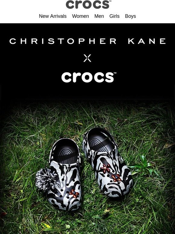Crocs: Available NOW. Limited-edition Christopher Kane x Crocs Tiger ...