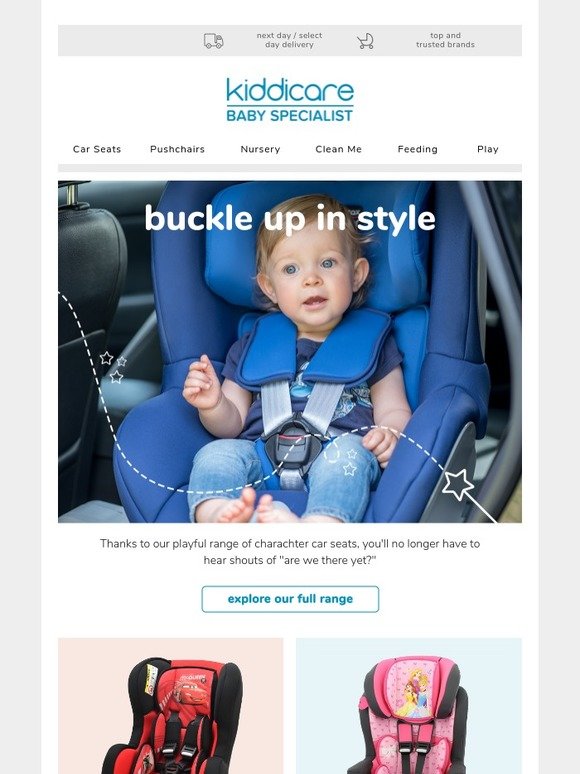 Kiddicare: Character car seats to make the journey magical | Milled