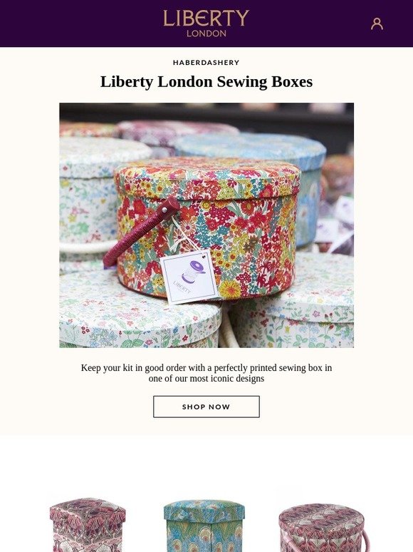 Liberty London: Essential sewing boxes to complete your kit | Milled