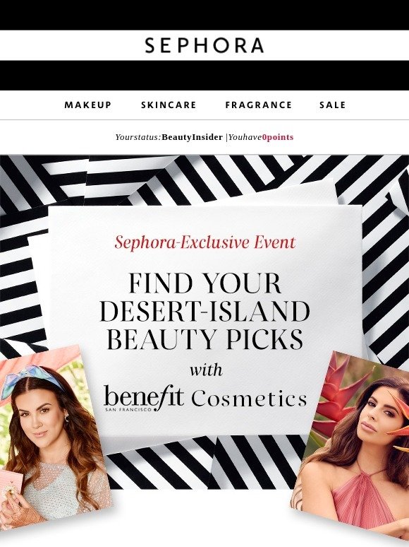 Sephora: Get an influencer-approved makeover from Benefit Cosmetics ...
