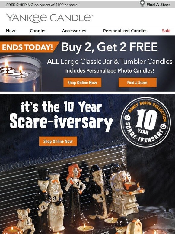 Yankee Candle: Halloween is here—shop everything spooky in-store and ...