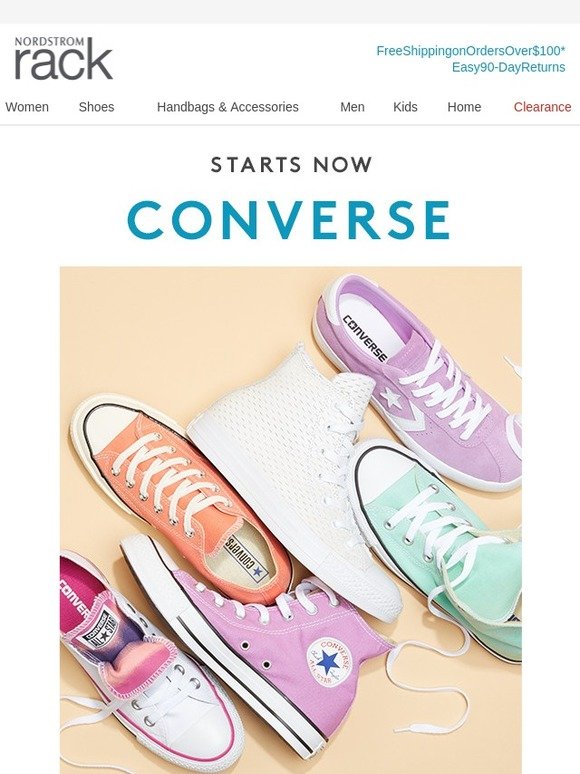 Nordstrom Rack: The Converse Event starts now! | Milled