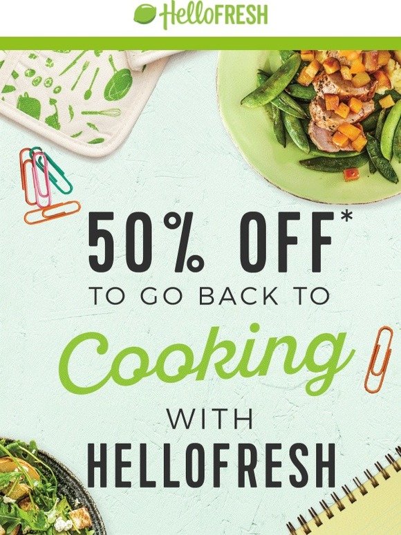 HelloFresh: 50% off back-to-school special | Milled