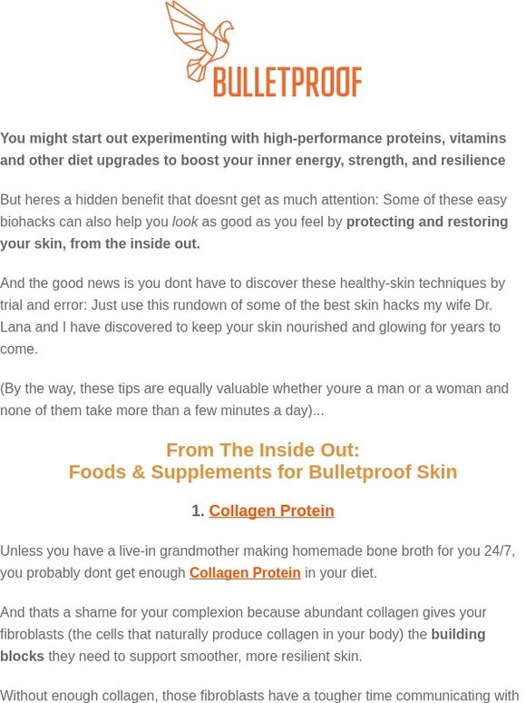 Bulletproof: 10 ways to build Bulletproof skin from the inside out ...