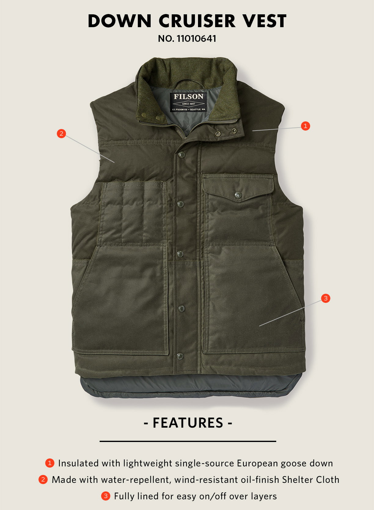 Filson: Filson Vests: A Versatile Layer | Milled