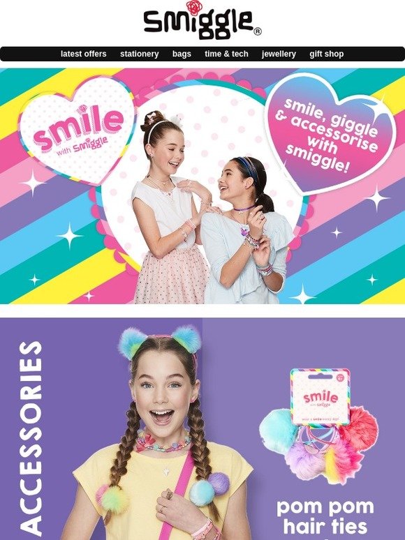Smiggle: smile, giggle and accessorise with smiggle! | Milled