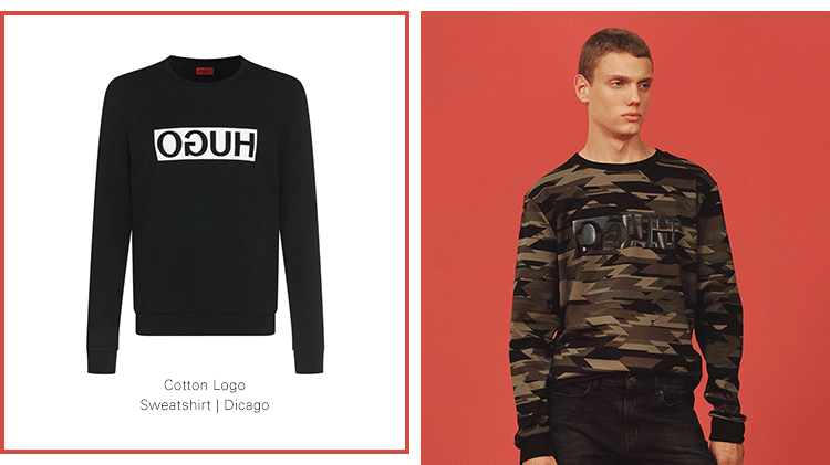 Hugo Boss: HUGO Logomania | Shop the HUGO Reverse Collection | Milled