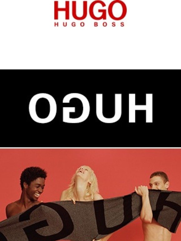 Hugo Boss: HUGO Logomania | Shop the HUGO Reverse Collection | Milled