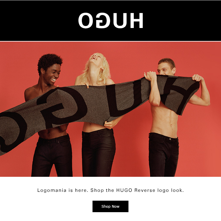 Hugo Boss: HUGO Logomania | Shop the HUGO Reverse Collection | Milled