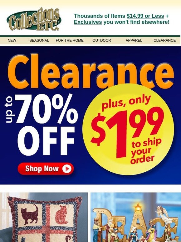 Collections Etc.: CLEARANCE Alert! | Milled