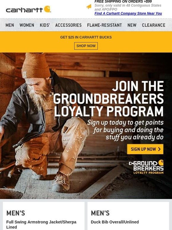 Carhartt: Introducing the Groundbreakers Loyalty program | Milled