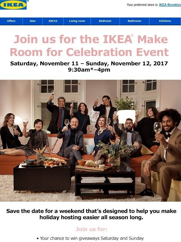 IKEA: -you're invited to celebrate with us! | Milled