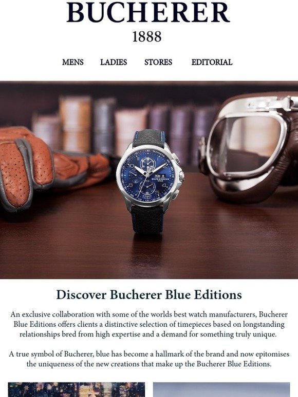 Bucherer: Introducing Bucherer Blue Editions | Milled