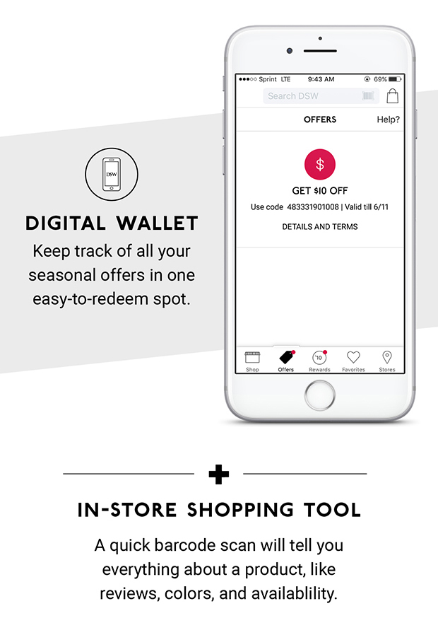 DSW: Download the app >> Get 500 bonus points! | Milled