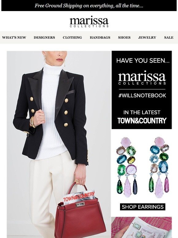 Marissa Collections: Have you seen us in the latest Town & Country? # ...