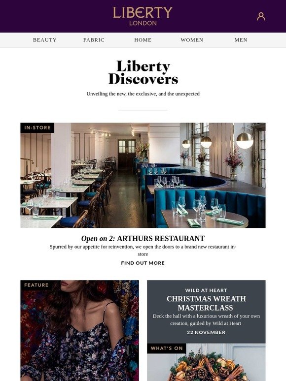 Liberty London: Liberty Discovers: Our brand new restaurant and the ...