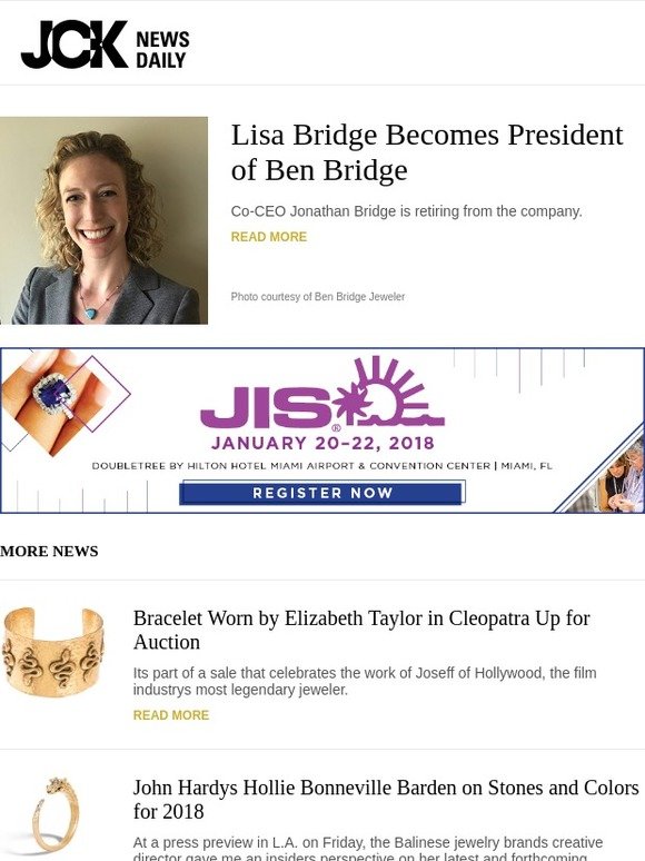 JCK: Lisa Bridge Becomes President of Ben Bridge | Milled