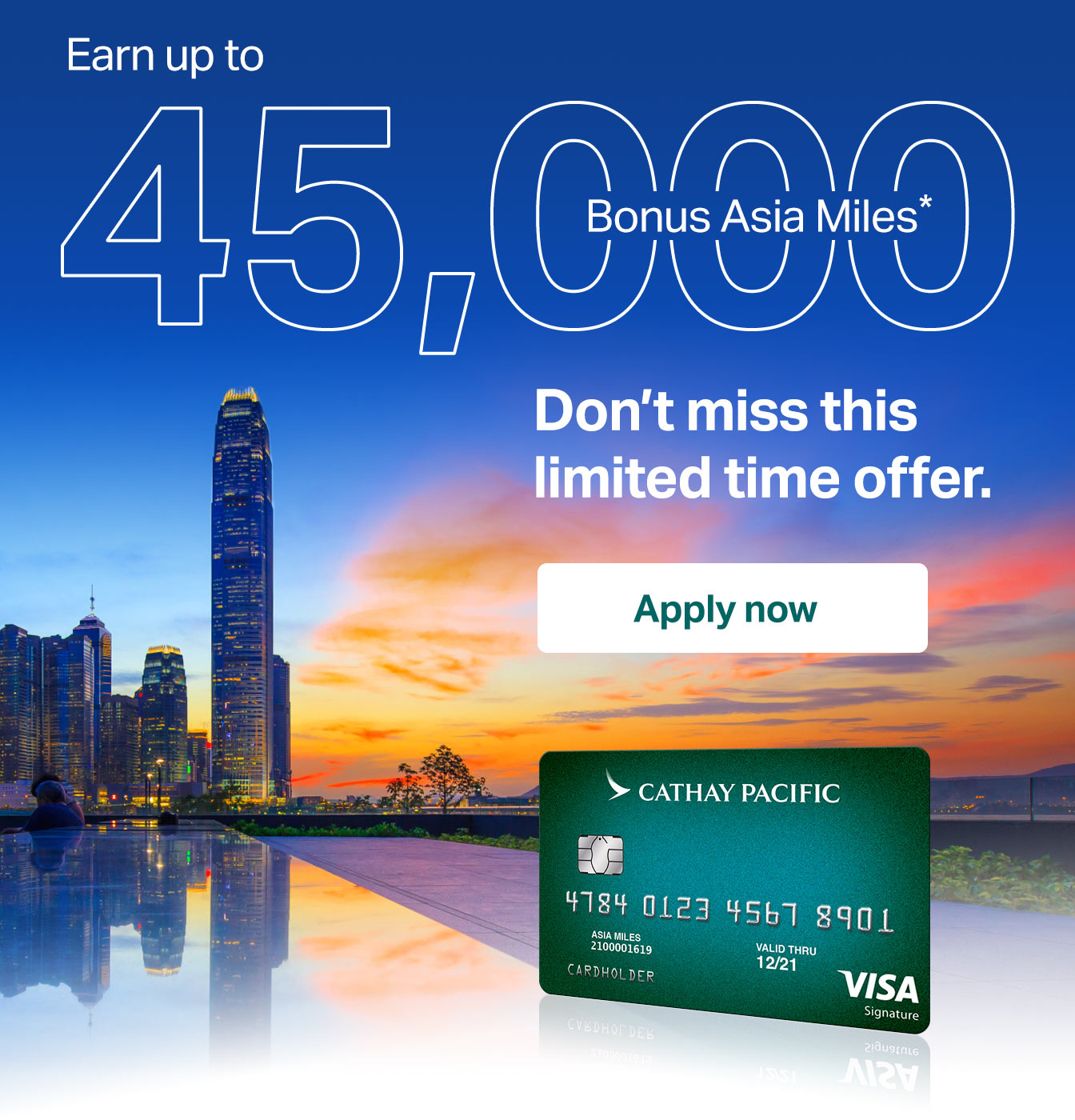 Cathay Pacific: Earn up to 45,000 Bonus Asia Miles | Milled