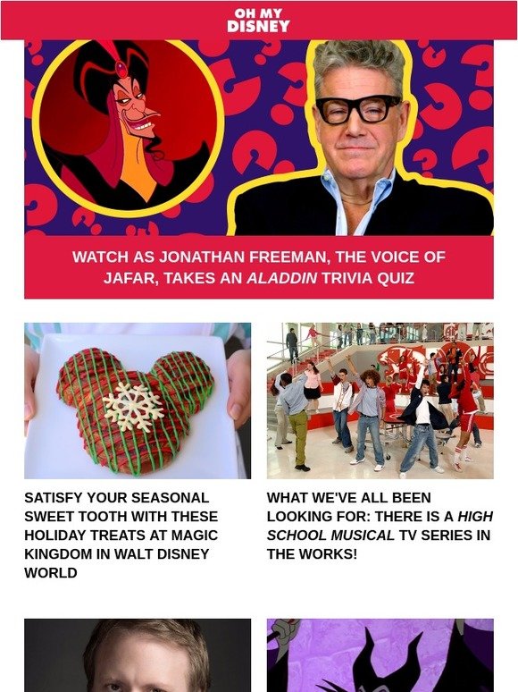 Disney Cruise Line: Find Out If Jonathan Freeman, the Voice of Jafar ...