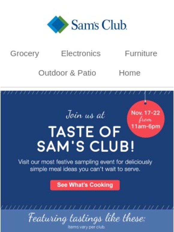Sam's Club: Sneak a peek at what’s cooking at Taste of Sam’s Club | Milled