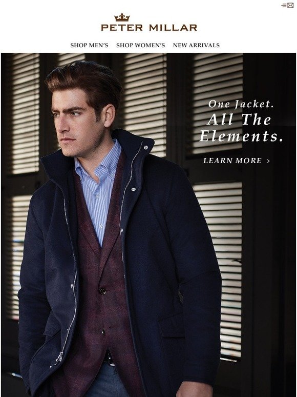 Peter Millar: Style Forecast | The All-Weather Tempest Jacket | Milled