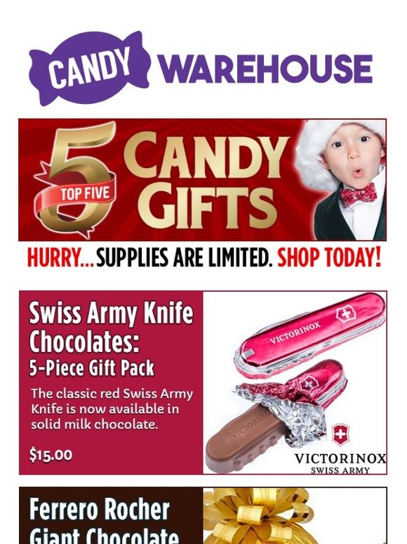 Candy Warehouse: Top 5 Candy Gifts | Milled