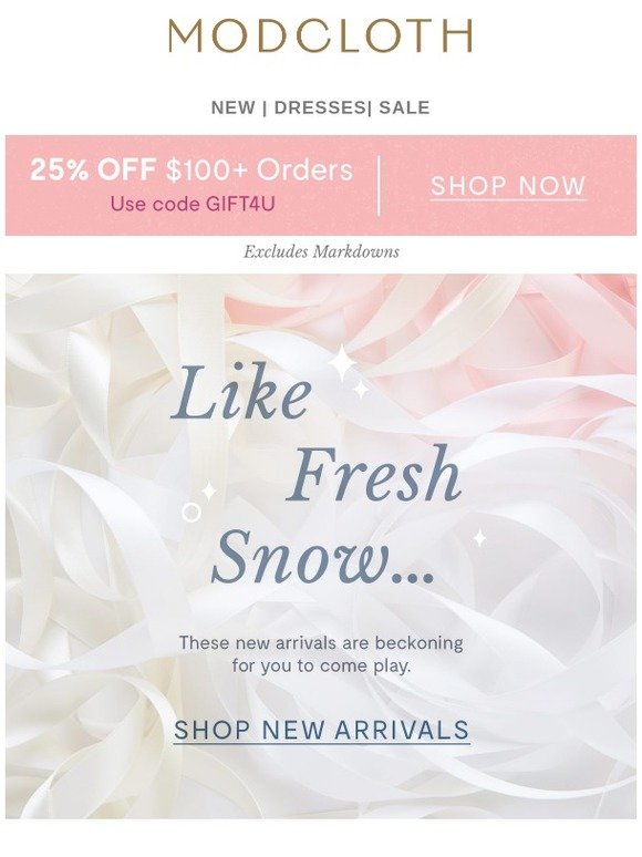 Modcloth: Our elves have been working overtime... | Milled