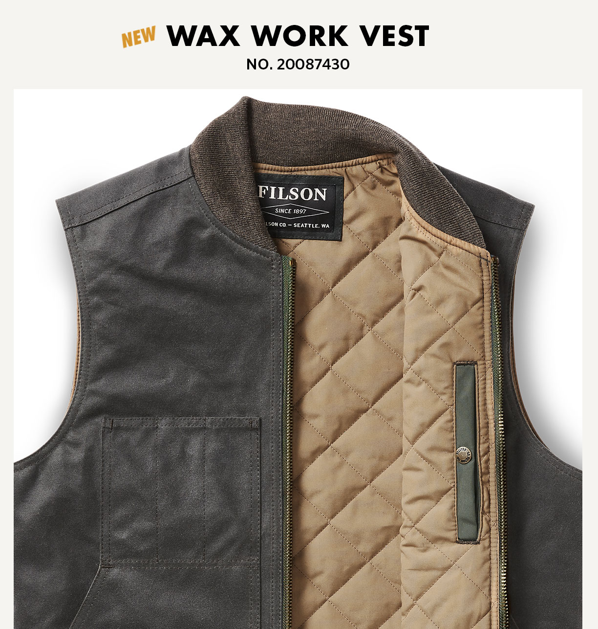 Filson: Classic Filson Vests | Milled